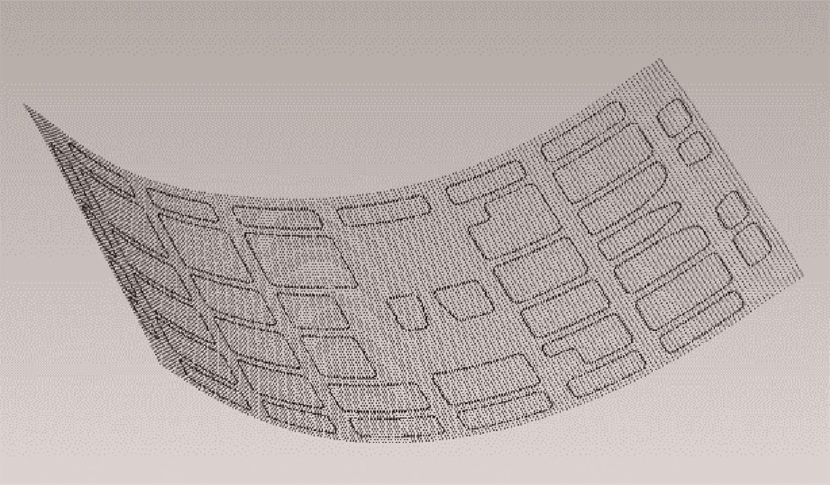 3D inspection of chemical milling contour for aircraft thin-walled ...